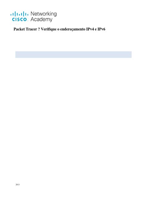 1326 Packet Tracer Verify Ipv4 And Ipv6 Addressing Ilm Pdf I