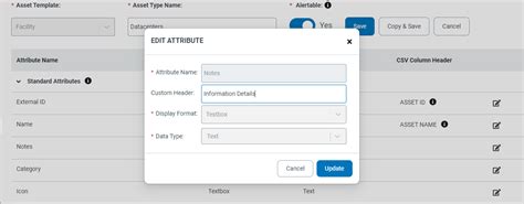 Ebs Asset Upload Mapping Feature Map Asset Upload Template Headers To Your Custom Upload