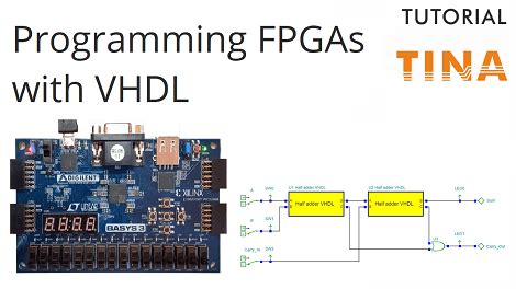 Programming Fpga Boards In Vhdl With Tina The Circuit Design Blog