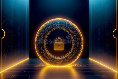 Securing The Digital Realm Cybersecurity Concepts Ai Generated Stock Illustration