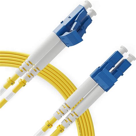 Ooper ® Lc To Lc Fiber Optic Patch Cable Cord Single Mode Duplex Low Insertion Loss For Personal