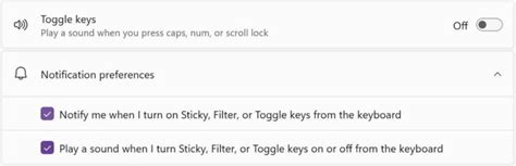 windows keyboard accessibility options that make it easier to type and