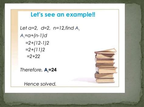 Arithmetic Progressions Ppt