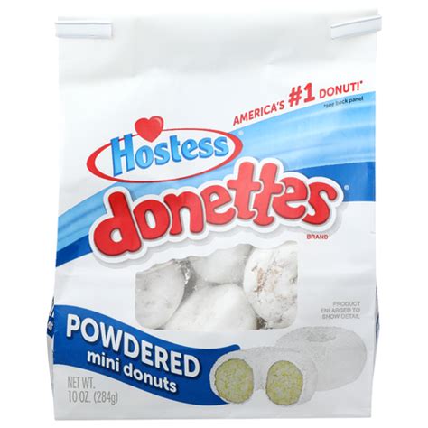 Hostess Donettes Powdered Mini Donuts 10 Ounce Brookshires