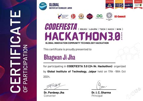 Bhagwan Jha On Linkedin Hackathon Hackathonexperience Participate