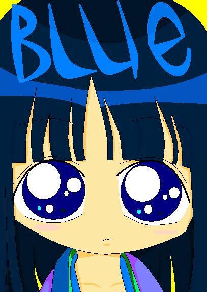Blue Chibi Girl By I Dont Draw On Deviantart