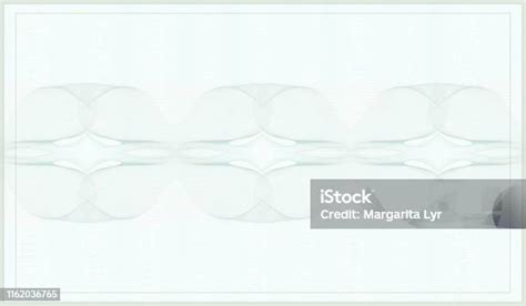 밝은 회색 청록색 둥근 기요슈 추상 라인 아트 패턴입니다 벡터 워터마크 흰색 배경입니다 인증서 통화 은행 수표 쿠폰 바우처