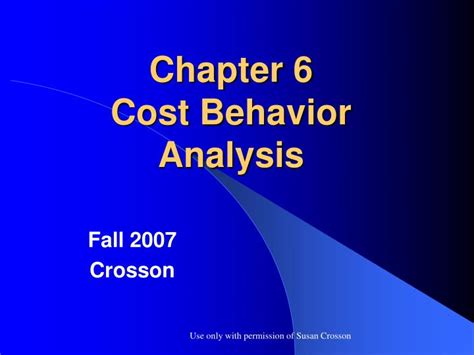 Ppt Chapter Cost Behavior Analysis Powerpoint Presentation Free Download Id