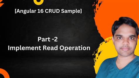 Part 2 Implement Read Operation Angular 16 Crud Series Youtube