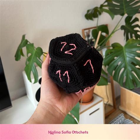 D12 Dice Bag Crochet Pattern Digital Download Etsy