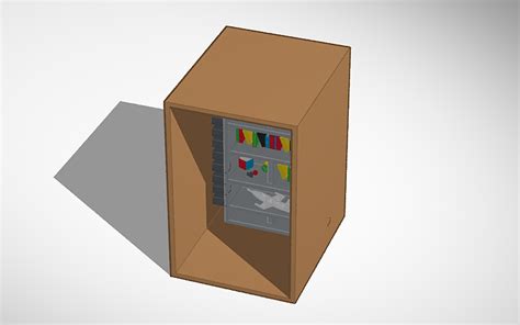 3d Design Bookshelf Nook Tinkercad
