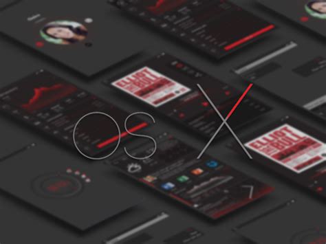 OS X Mobile Interface Design Behance