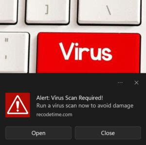 How To Remove Alert Virus Scan Required Pop Up Scam