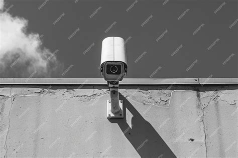 Security Camera On A Wall Ai Generative Premium Ai Generated Image