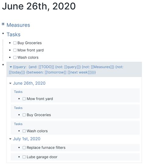 Query To Show Todos For The Next Week But Not Todays Still Shows Todays Todos · Issue 374