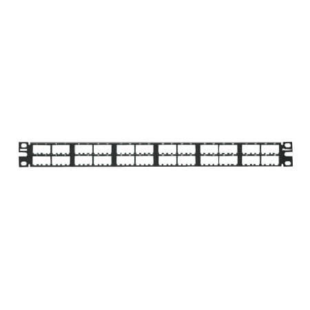 Panduit PORT MODULAR PATCH PANEL HIGH DENSITY MINICOM U BLACK CPP HDVNSWBL Zoro