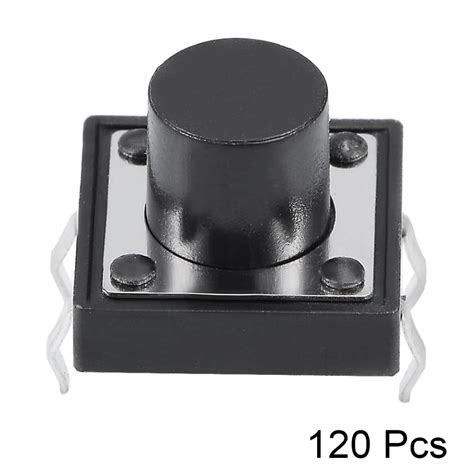 Uxcell 120pcs Switches Panel Minimicrosmall Pcb Momentary Tactile Tact Push Button Switch Dip