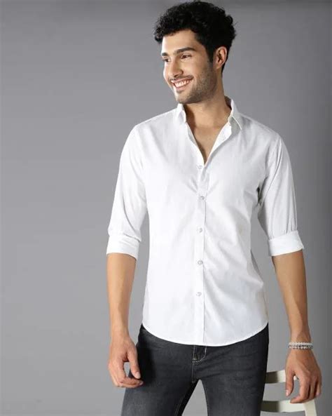 Buy Men Slim Fit Cotton Shirt Online At Best Prices In India Jiomart