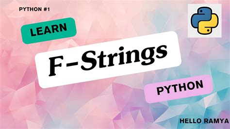 viral trick python simplified 1 f strings explained the easiest
