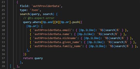 migration to ` forestadmin agent` need help replacing search operator on a json column help