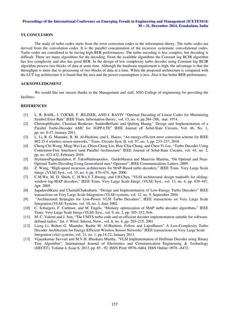 Low Complexity Turbo Decoder With Modified Acs Pdf Programming Languages Computing
