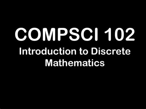 Ppt Compsci 102 Powerpoint Presentation Free Download Id275457