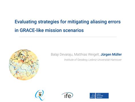 Pdf Evaluating Strategies For Mitigating Aliasing Errors In Grace Like Mission Scenarios