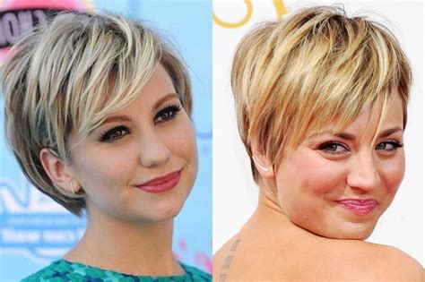 Стрижка короткая на круглое лицо 56 фото