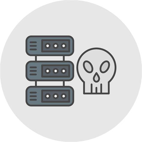 Hacking Line Filled Light Circle Icon Vector Art At Vecteezy