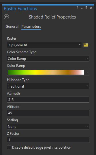 GEOG Lab Relief DEMs UNBC GIS Lab