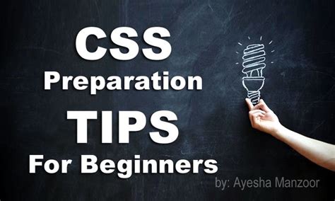 CSS Preparation TIPS For Beginners CSS Study Tips Series Study Tips Css Study Schedule