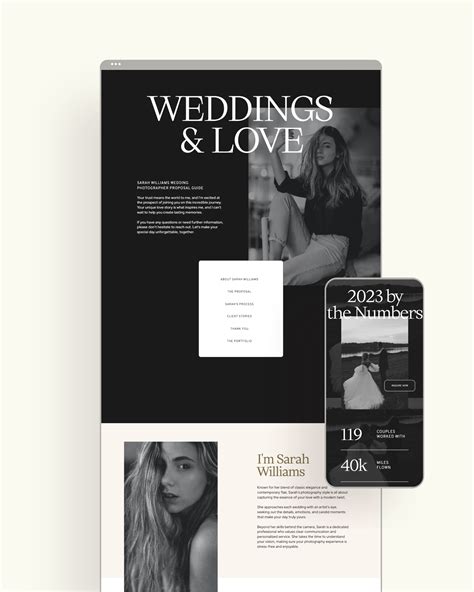 Wedding Photographer Proposal Add On Web Designer Library