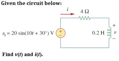 Solved Given The Circuit Below Find V T And I T Chegg