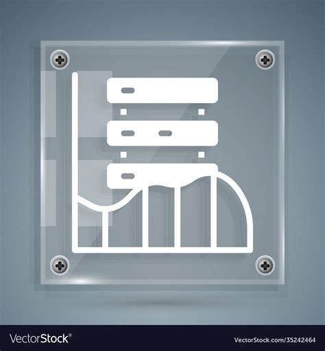 white server data web hosting icon isolated vector image