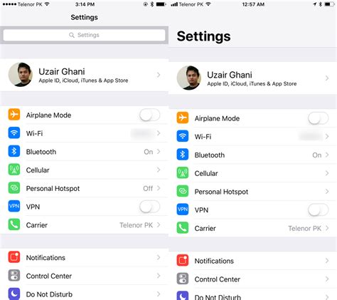 IOS Beta Vs IOS Head To Head Visual Comparison Screenshots