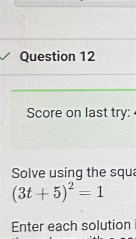 solved score on last try solve using the