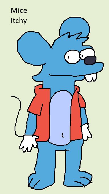 Mouse Daily Character Itchy By Spongebob155