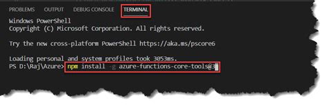 Azure Functions Core Tools How To Install Azure Lessons