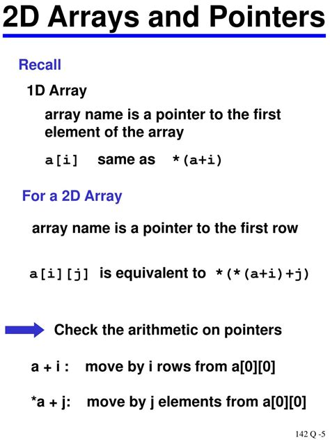 ppt multidimensional arrays powerpoint presentation free download