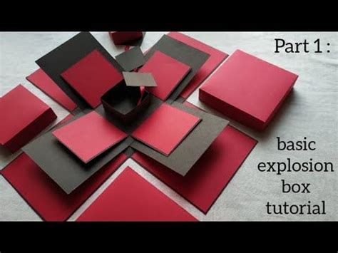 Explosion Box For Beginners How To Make Explosion Box Easy Diy Explosion Box Birthday