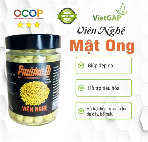 Viên Tinh Nghệ Mật Ong 250g V Eco Farm