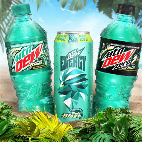 Mountain Dew Baja Blast Bottle