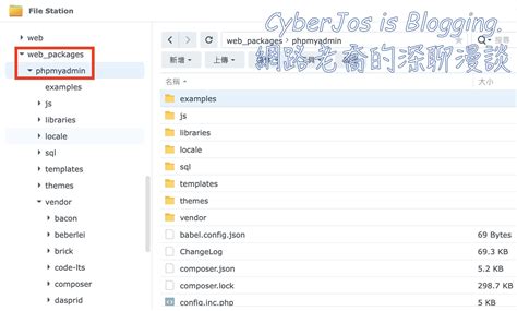 Synology NAS 上架設 WordPress 教學 安裝 PHP 與 phpMyAdmin CyberJos is Blogging 網路老喬的深聊漫談