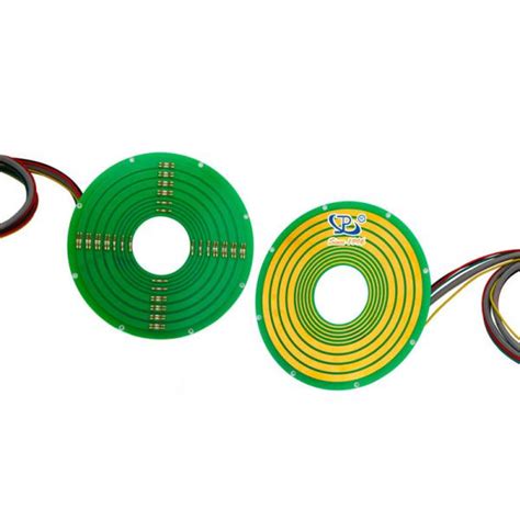 Pancake Small Slip Ring Integrated 100m Ethernet 240vac For Indexing Tables From China Factory