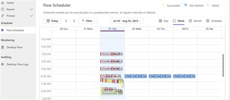 [automation bug] future schedules are not showing in calendar in flow
