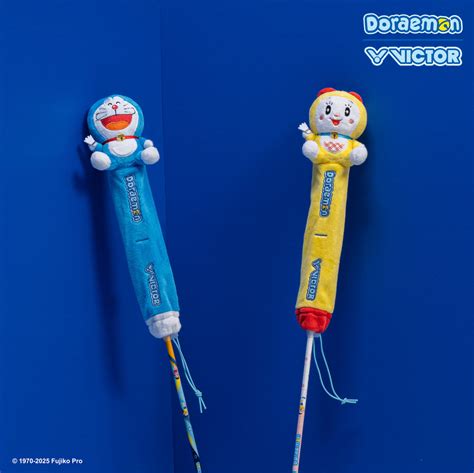 Victor X Doraemon Racket Grip Cover Gc519drm [blue] J Zone