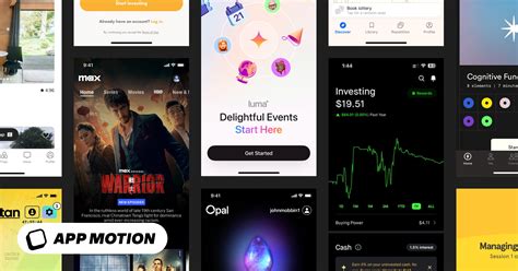 App Motion Mobile Motion Design Gallery