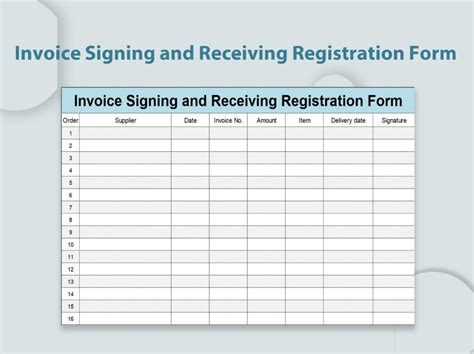 Sign In Sign Out Sheet Template Excel