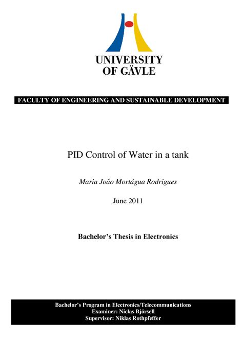 Layout Control Systems Analysis Faculty Of Engineering And
