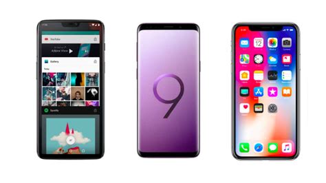 OnePlus Vs Samsung Galaxy S Vs IPhone X Price In India Specifications Features Compared